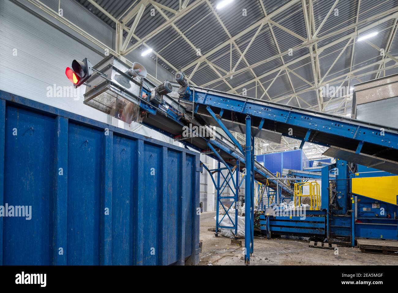 Recycling plant conveyor hi-res stock photography and images - Alamy