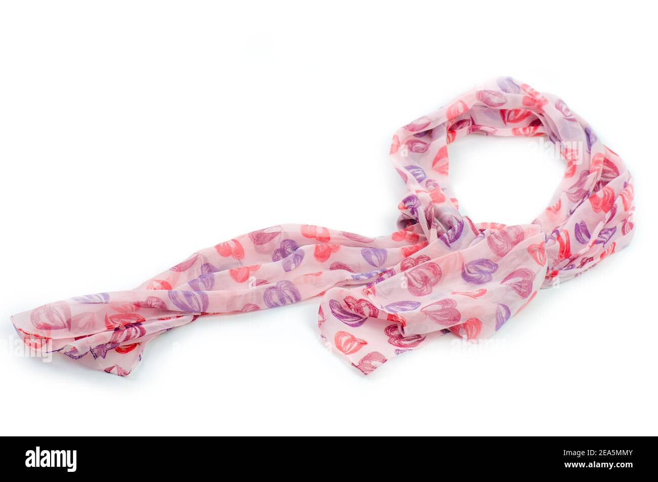 Pink neck scarf hi-res stock photography and images - Alamy