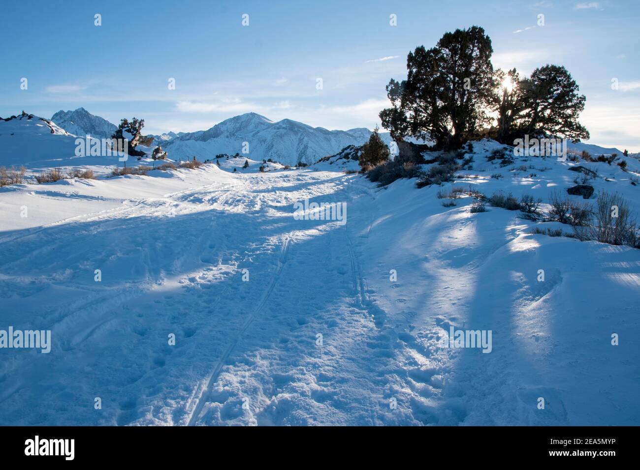 Hot Creek Geological Site is a famous landmark in Mono County. The hot ...