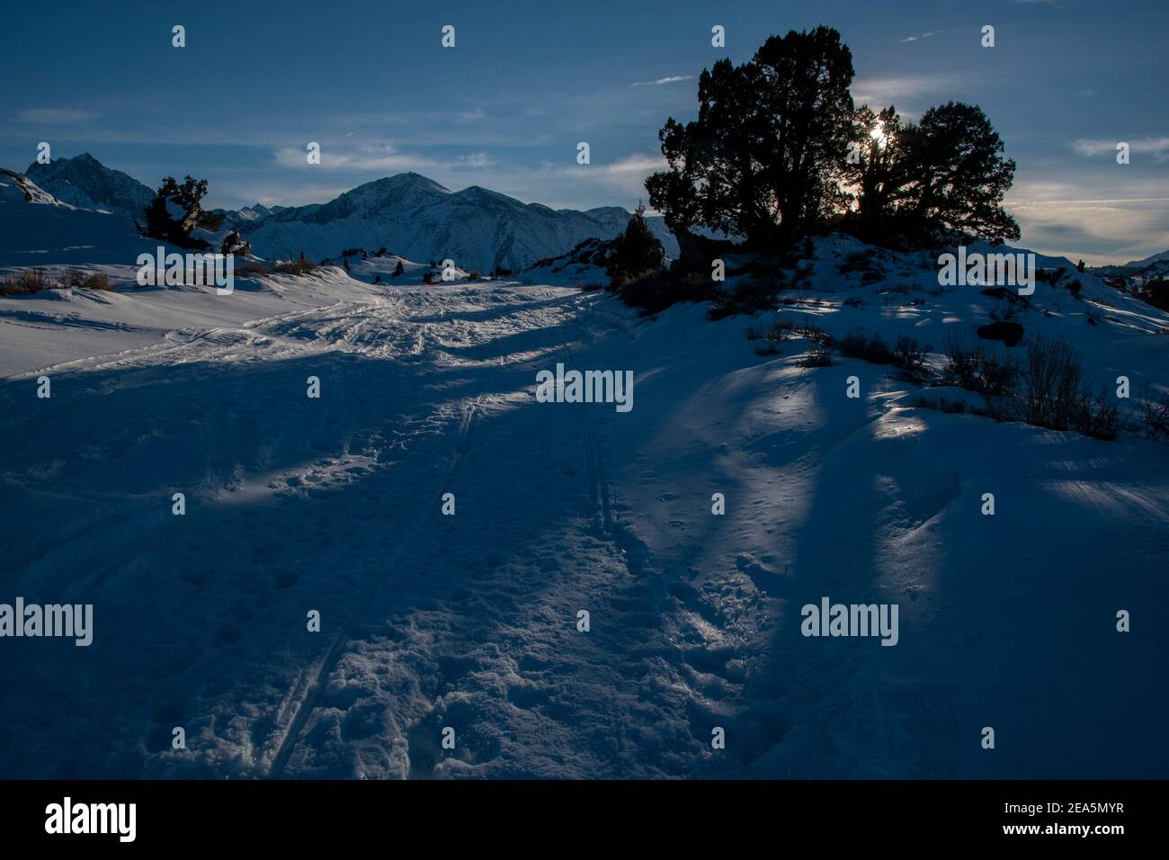 Hot Creek Geological Site is a famous landmark in Mono County. The hot ...