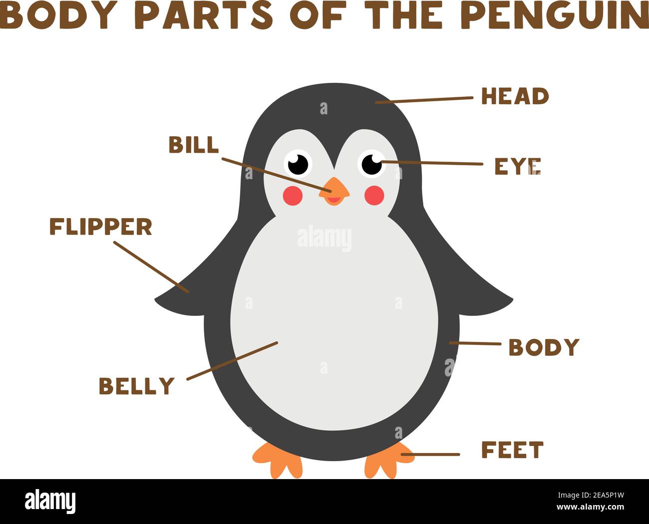 Penguin swim antarctica Stock Vector Images - Alamy