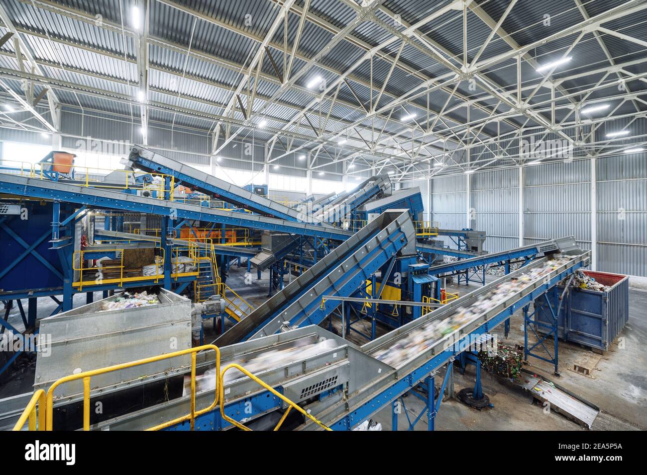 Conveyor for sorting garbage hi-res stock photography and images - Alamy