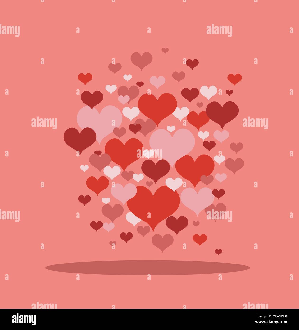 retro background with heart Stock Vector Image & Art - Alamy