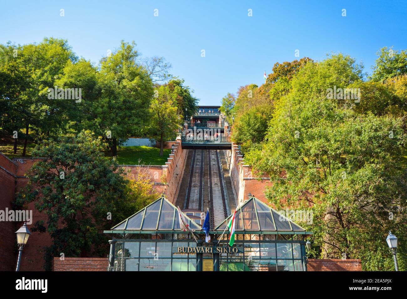 Buda castle funicular railway hi-res stock photography and images - Alamy