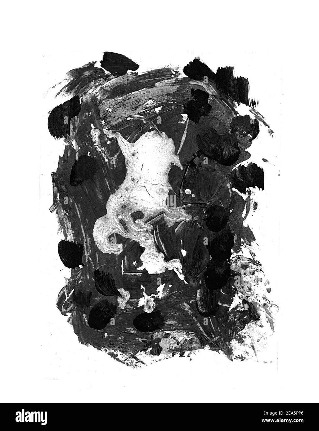 Beautiful black ink stains and spilled brush background Stock Photo - Alamy