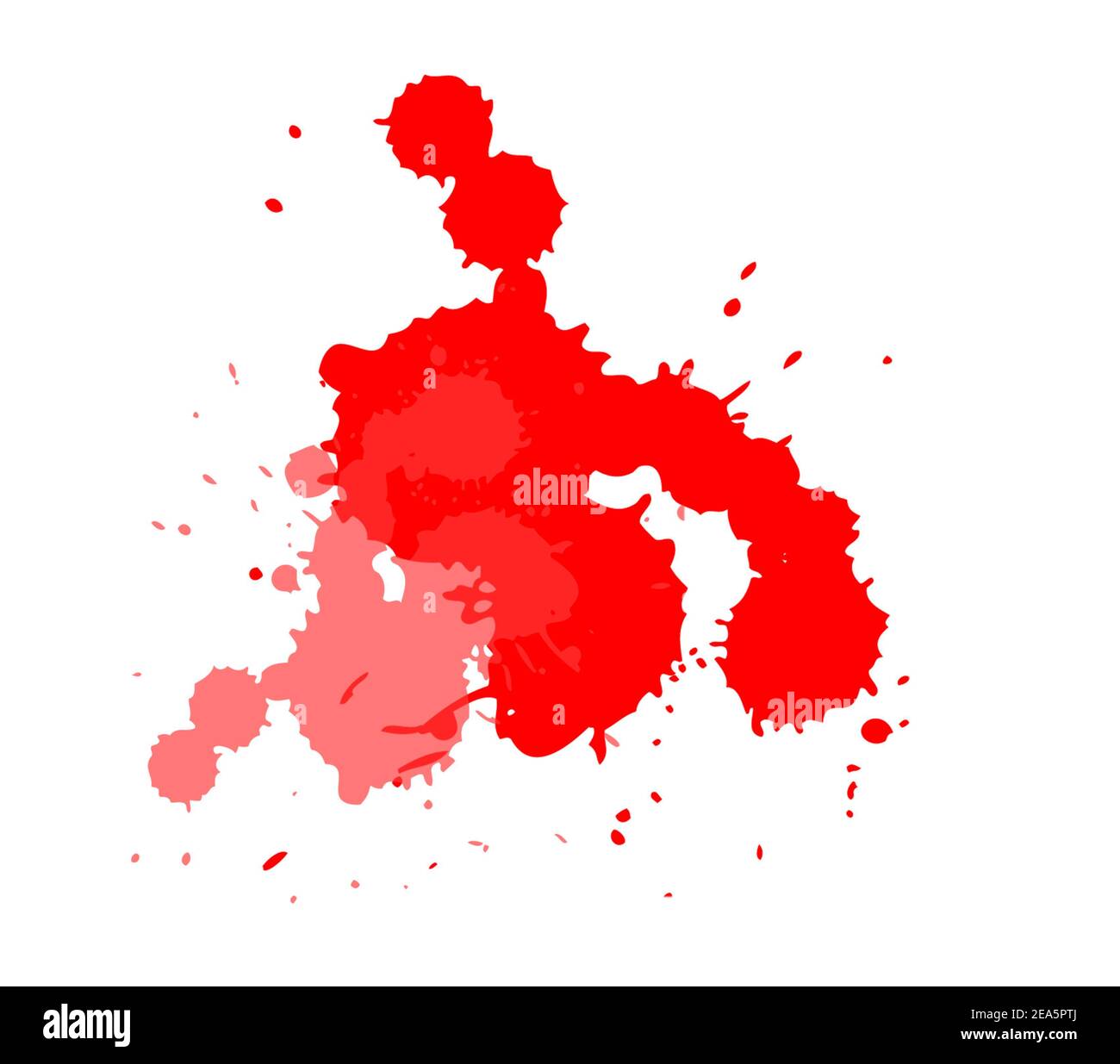 Abstract red blood splatter brush backdrop Stock Photo - Alamy