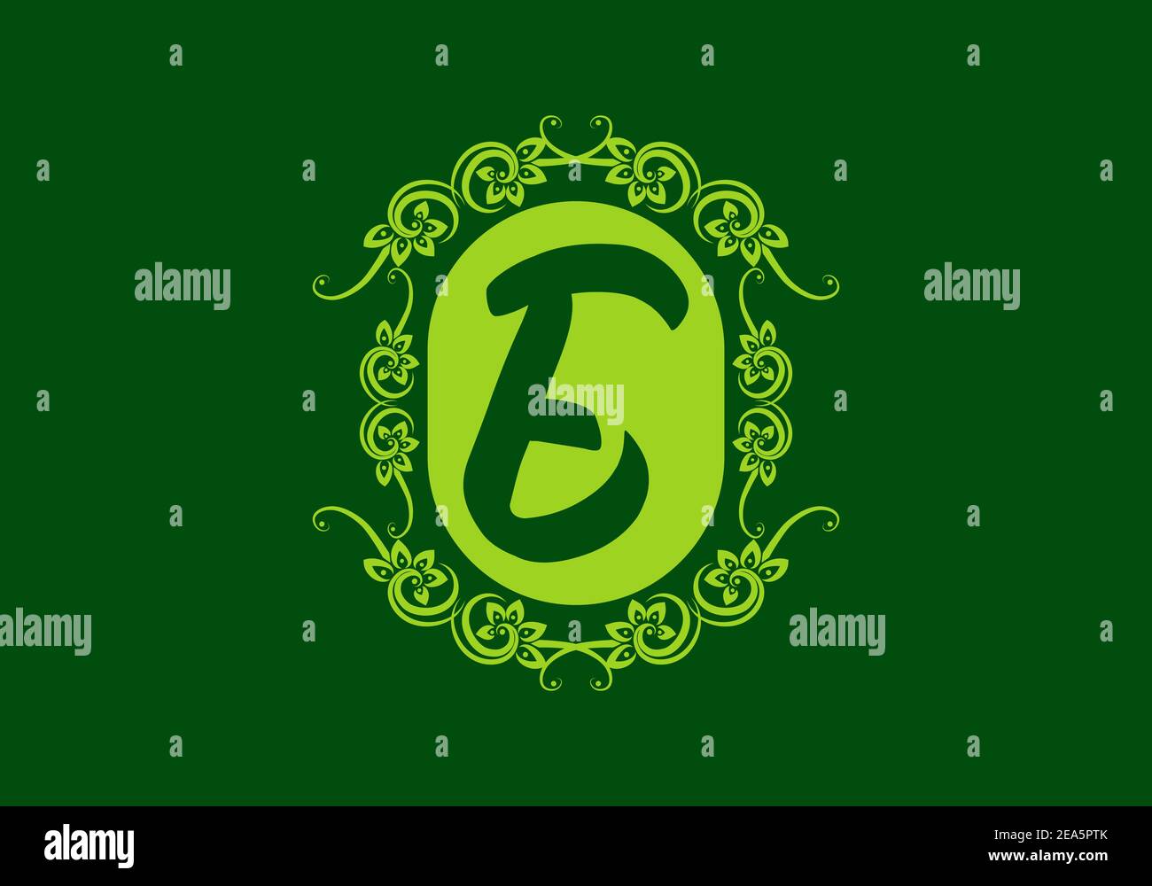 Classic green of E initial letter design Stock Vector Image & Art - Alamy
