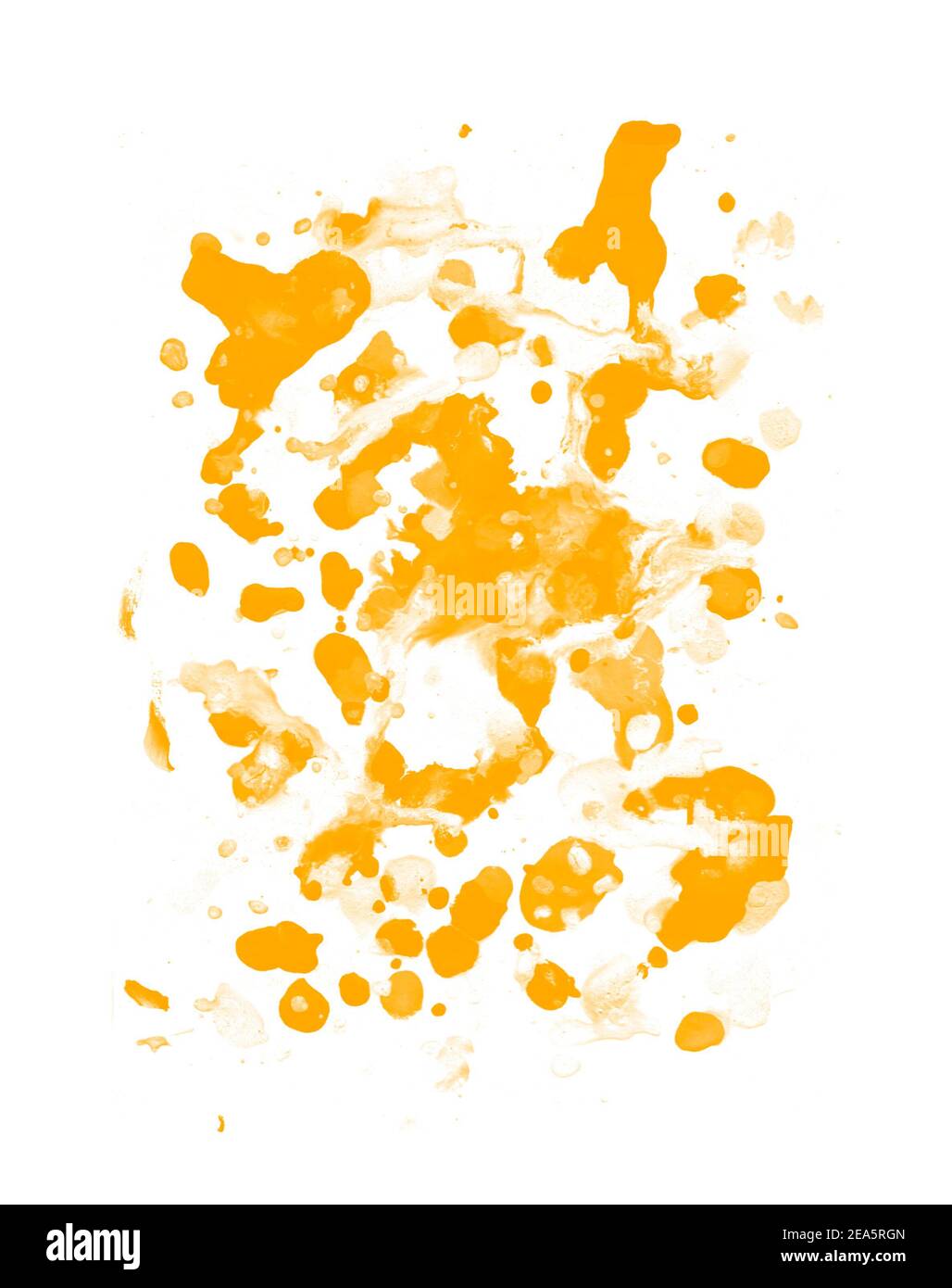 Yellow paint blots texture background Stock Photo - Alamy