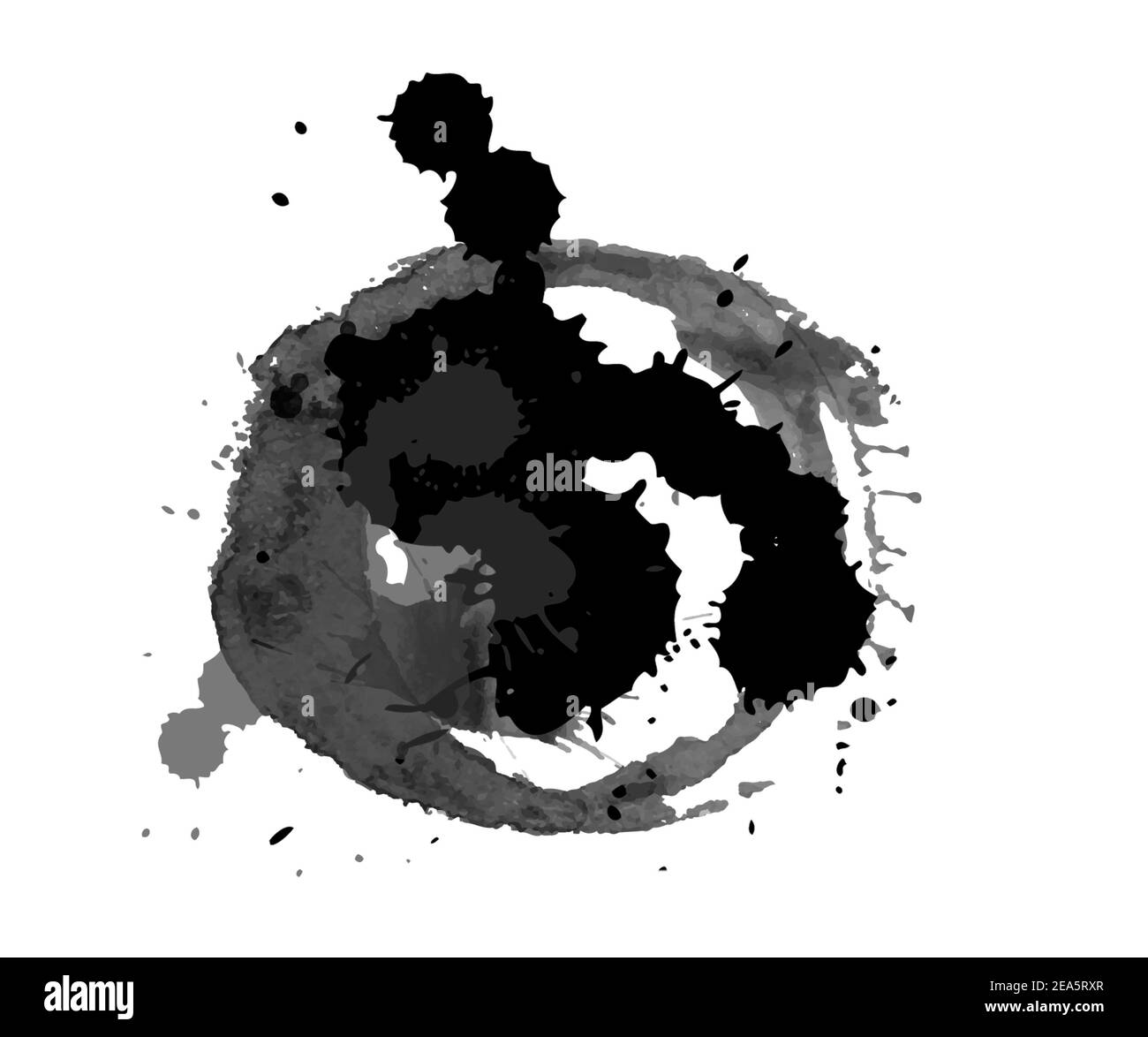 Ink splash texture Black and White Stock Photos & Images - Alamy