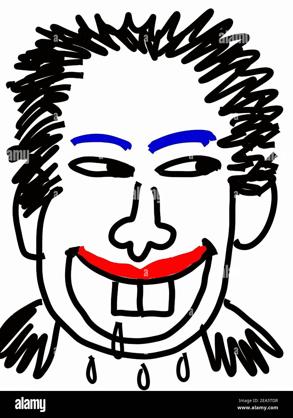 Monster Face Drawing