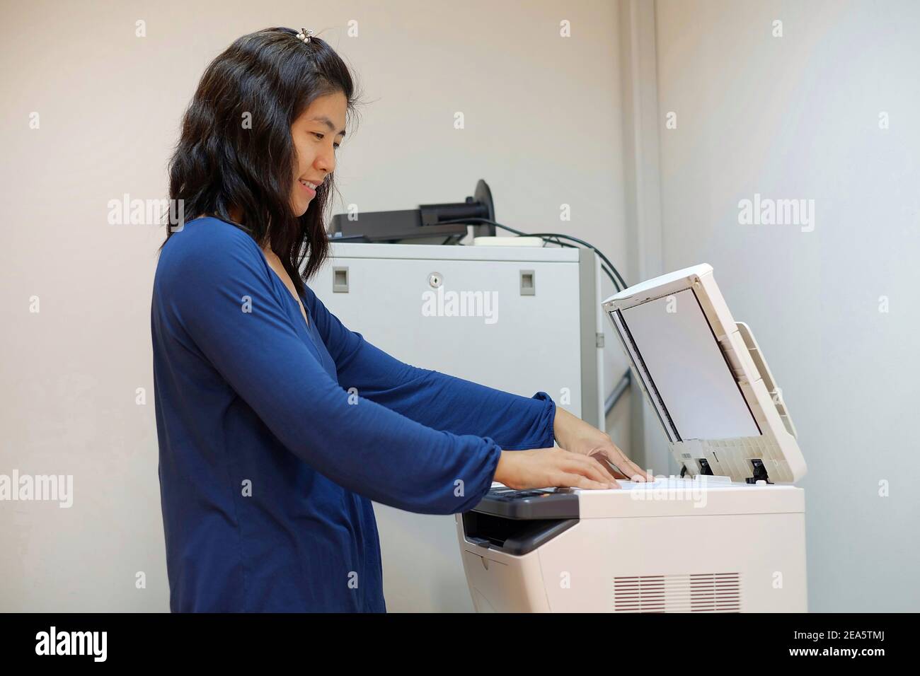 Woman printer hi-res stock photography and images - Alamy