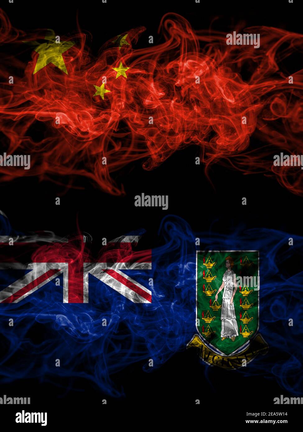 China and british virgin islands hi-res stock photography and images ...