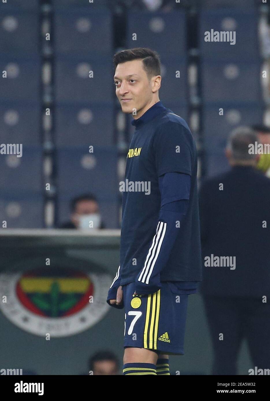 Fenerbahce’s Mesut Ozil, during Fenerbahce - Galatasaray Turkish Super ...
