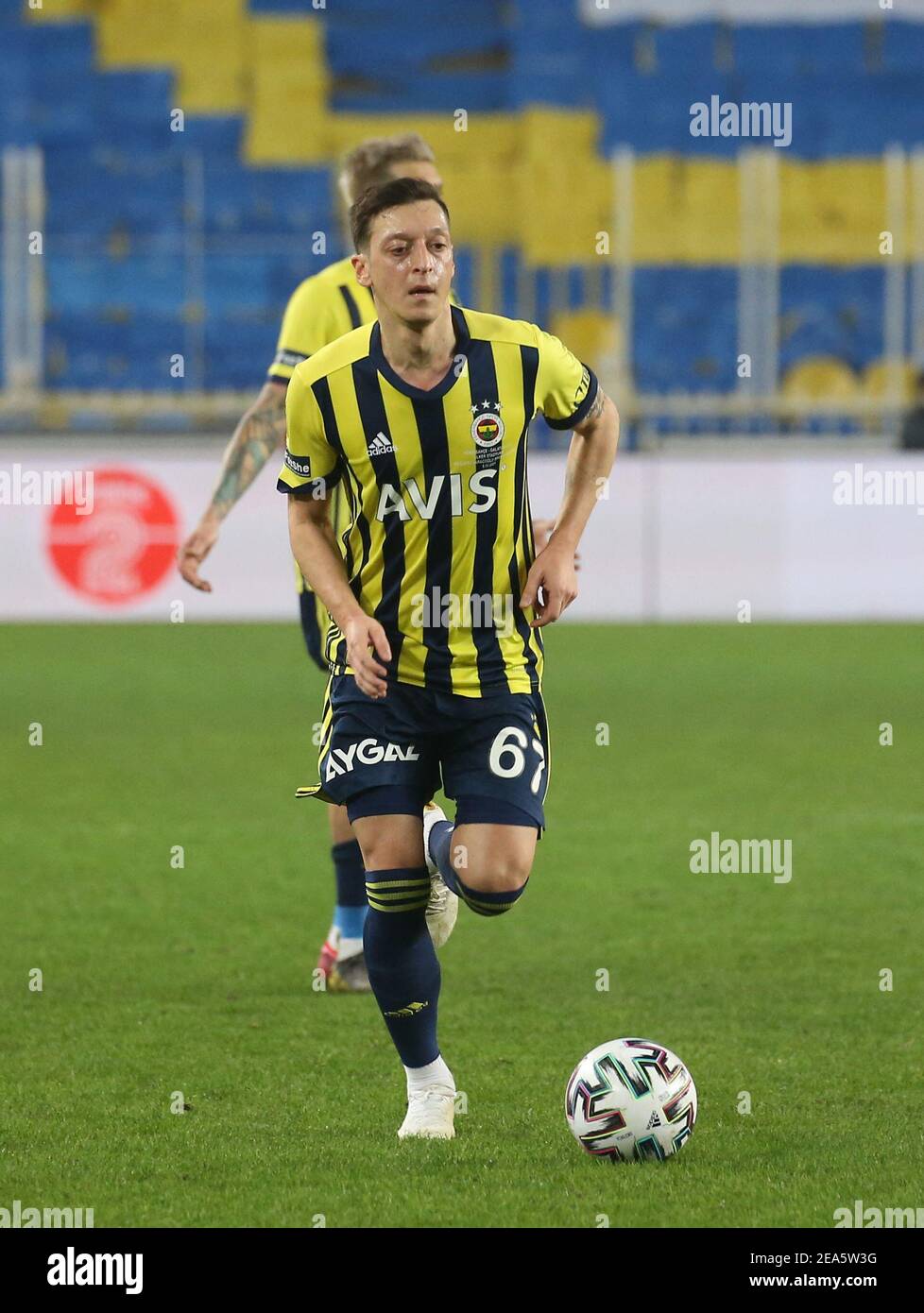FenerbahceâÂ€Â™s Mesut Ozil, during Fenerbahce - Galatasaray Turkish ...