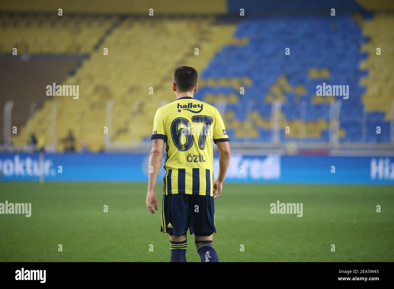 FenerbahceâÂ€Â™s Mesut Ozil, during Fenerbahce - Galatasaray Turkish ...