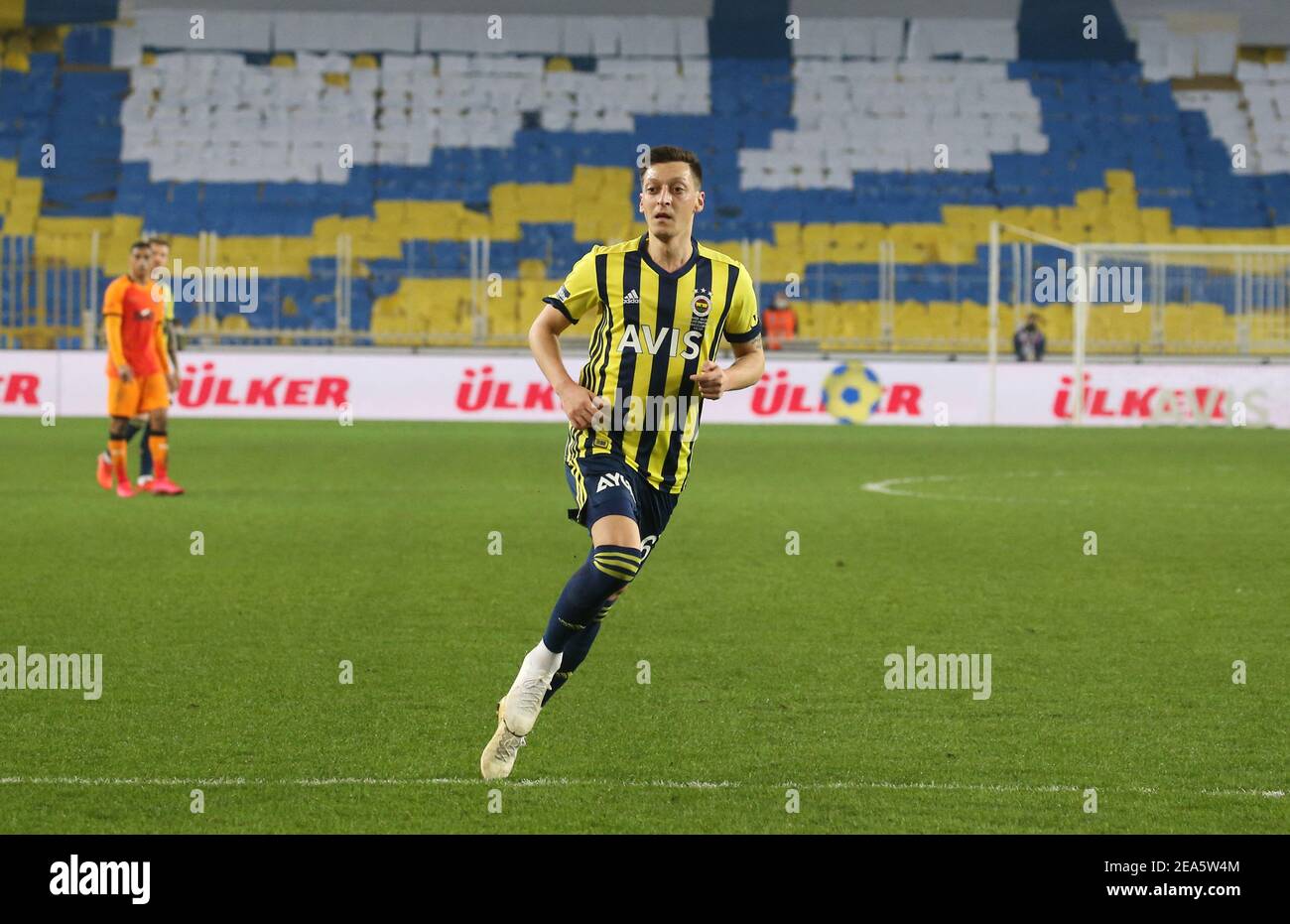 Fenerbahce’s Mesut Ozil, during Fenerbahce - Galatasaray Turkish Super ...
