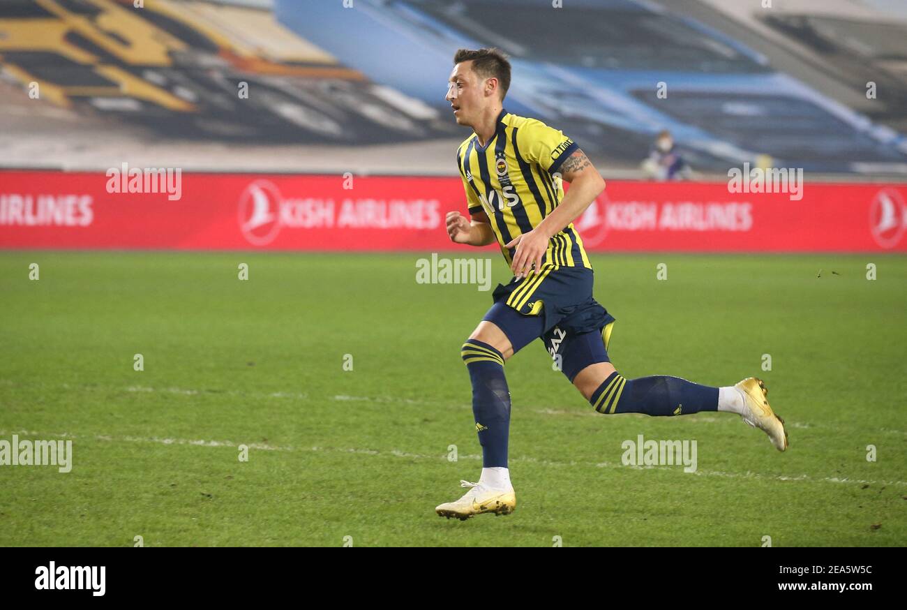 FenerbahceâÂ€Â™s Mesut Ozil, during Fenerbahce - Galatasaray Turkish ...