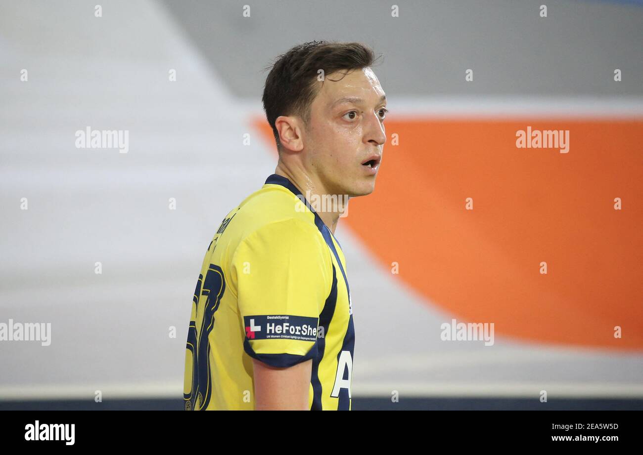 Fenerbahce’s Mesut Ozil, during Fenerbahce - Galatasaray Turkish Super ...