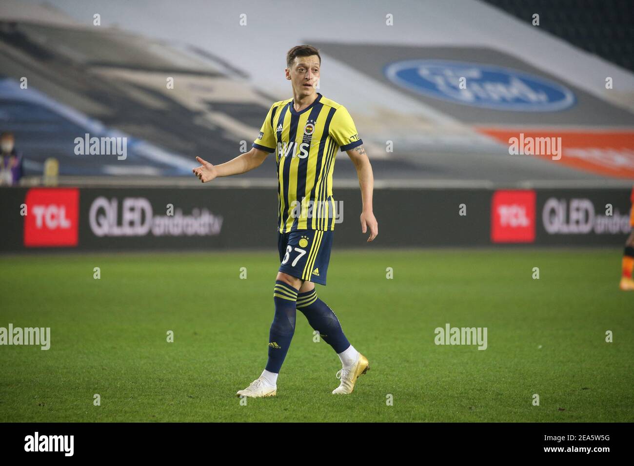 FenerbahceâÂ€Â™s Mesut Ozil, during Fenerbahce - Galatasaray Turkish ...