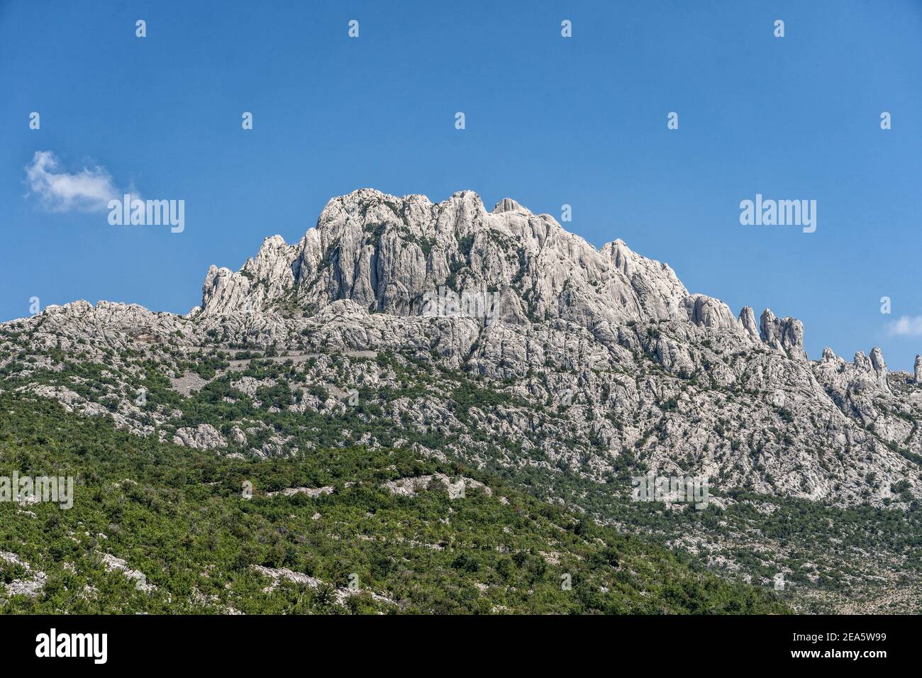 Velebit limestone mountains hi-res stock photography and images - Alamy