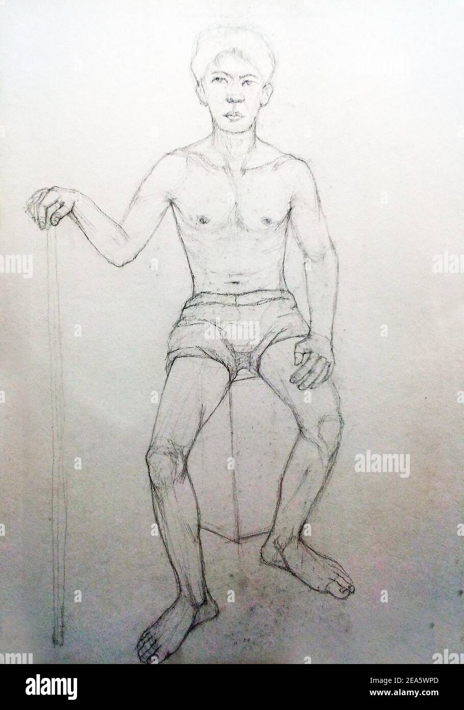 Art ,drawing ,fine art ,Out line ,shape ,man , anatomy Stock Photo - Alamy