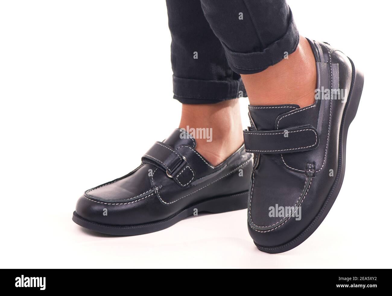 Boy leather uniform costume hi-res stock photography and images - Alamy