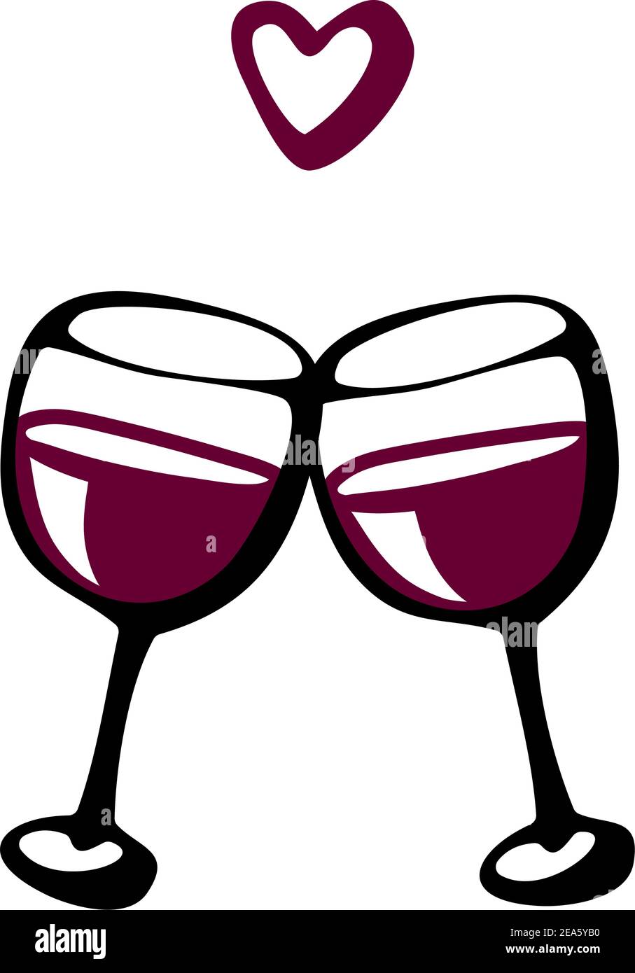 Beautiful black couple red Stock Vector Images - Alamy