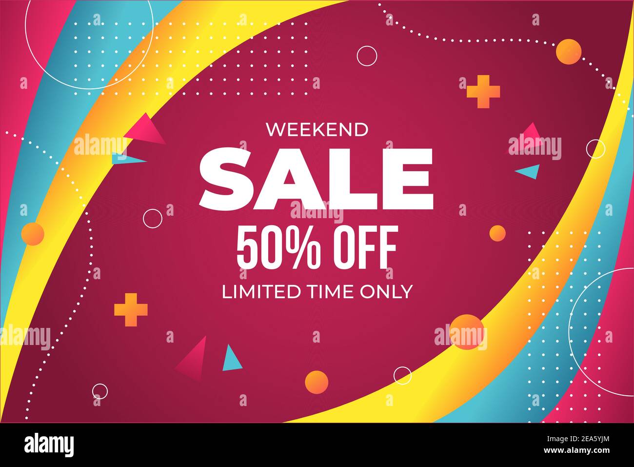 Gradient colorful sale background Vector illustration Stock Vector ...