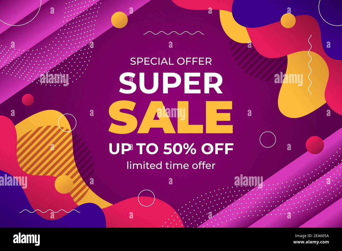 Gradient colorful sale background Vector illustration Stock Vector ...