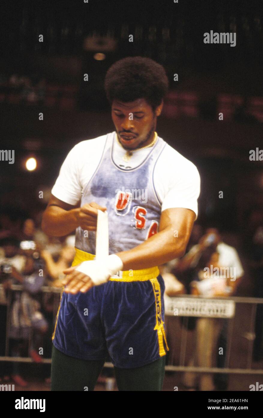 New Orleans, Louisiana, USA. 15th Sep, 1978. Heavyweight boxer LEON ...
