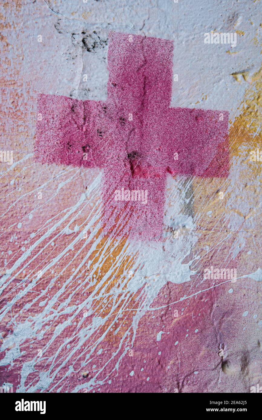 Scratched cross hi-res stock photography and images - Alamy