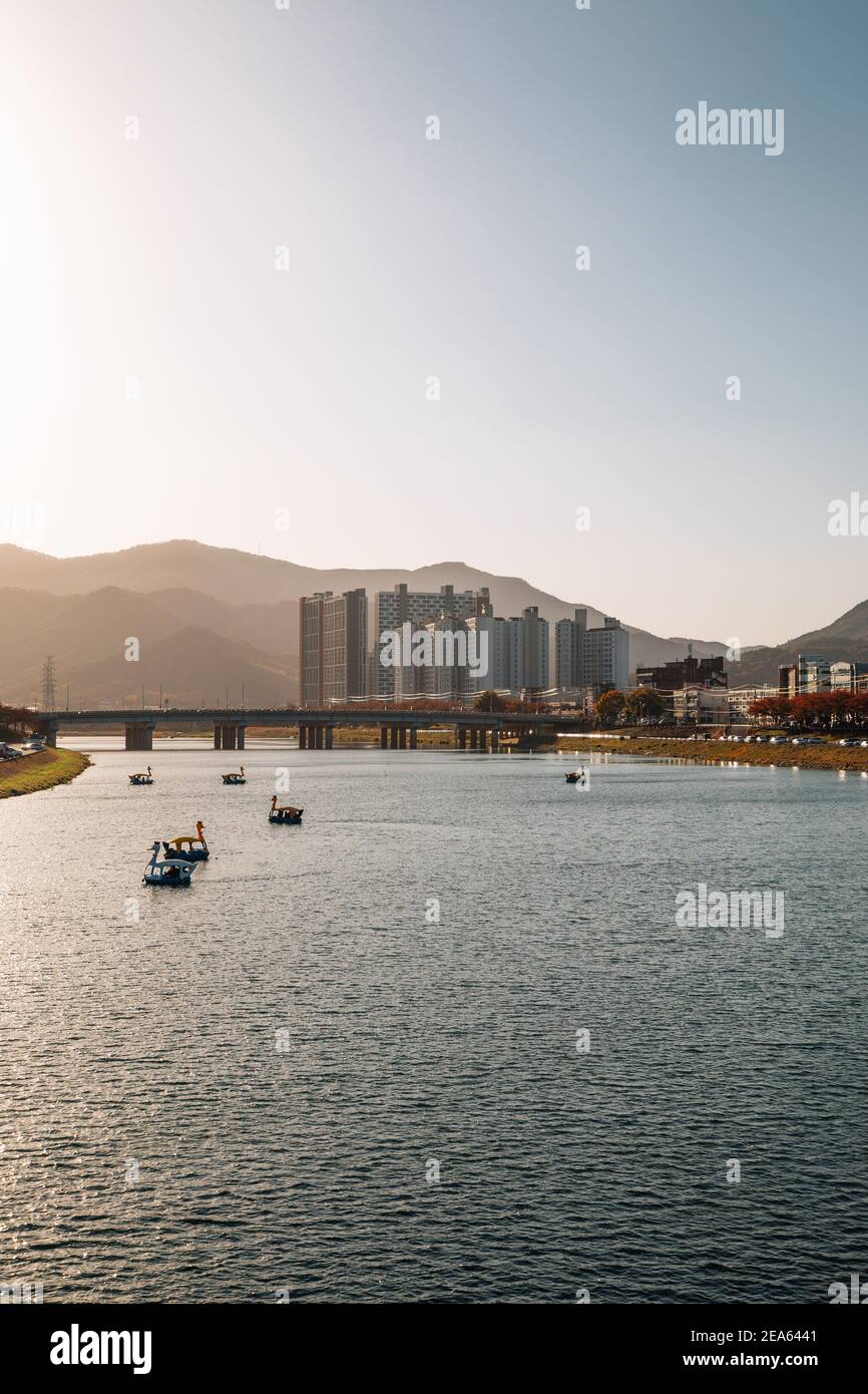 Miryang riverside park at autumn in Miryang, Korea Stock Photo - Alamy