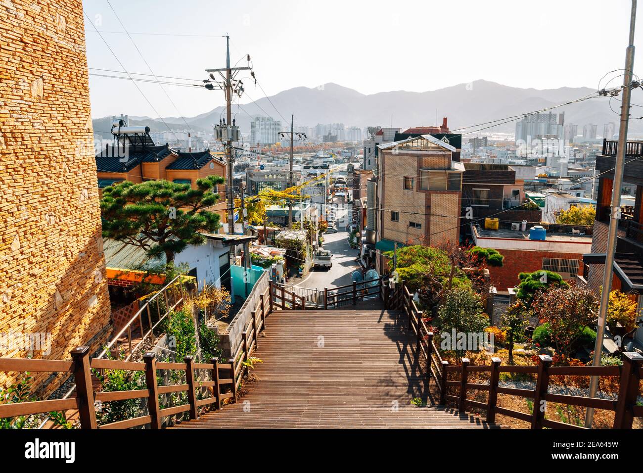 Panoramic view of Miryang city in Miryang, Korea Stock Photo - Alamy