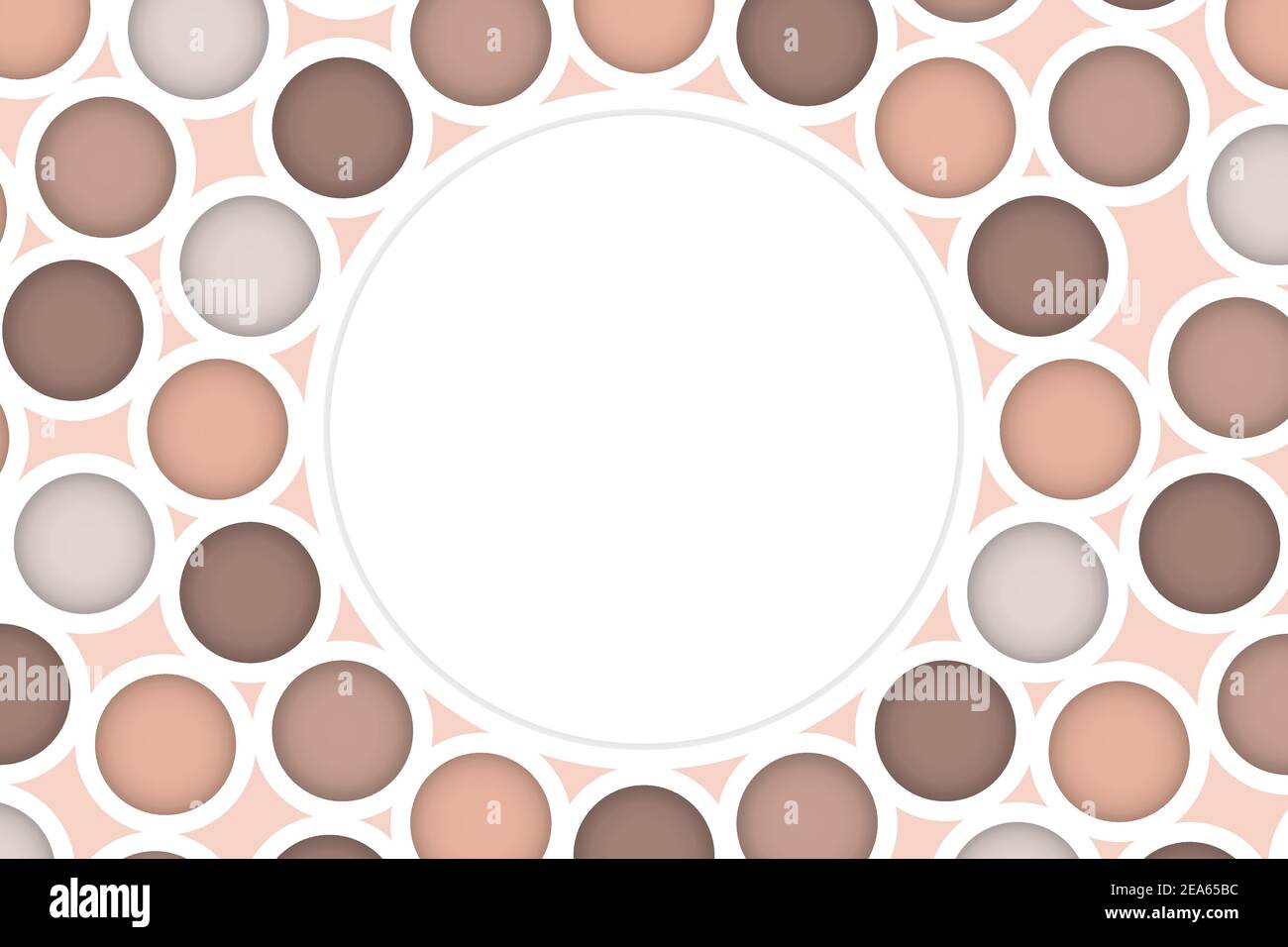 Abstract white background with round colorful paper cut abstract ...