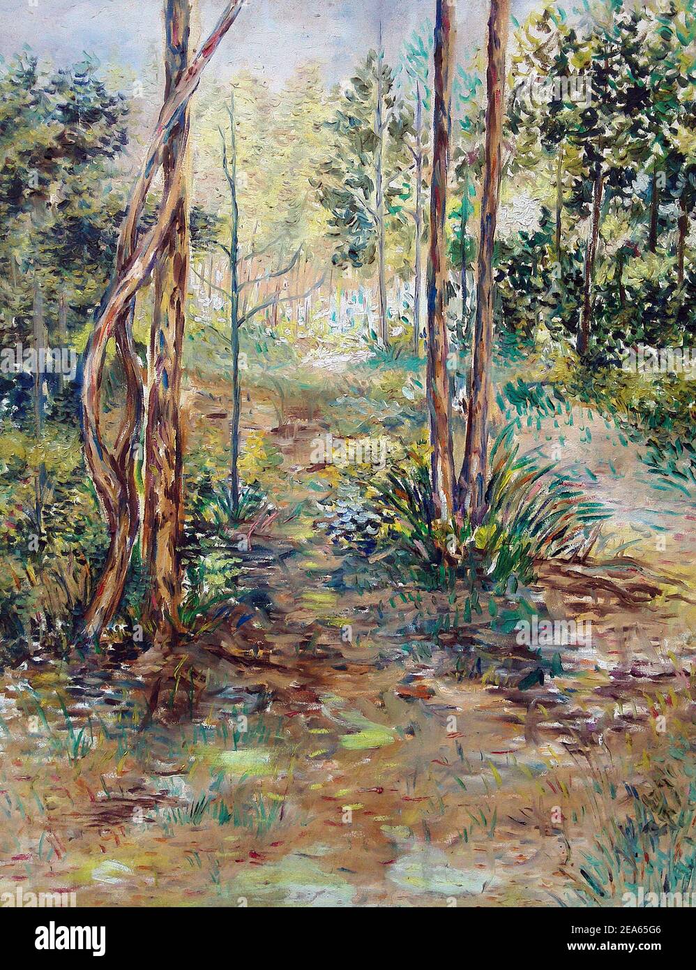 Art ,oil ,painting , forest, , abstract , design , background, from ...