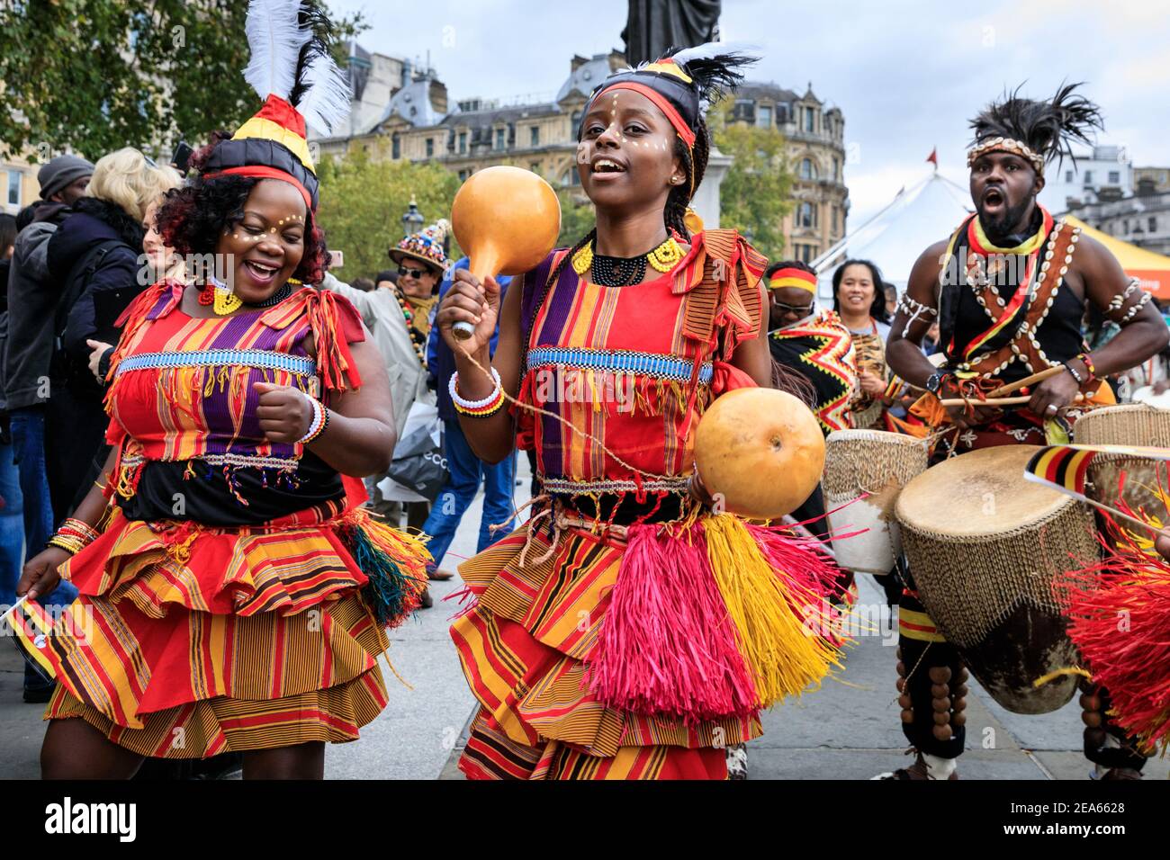 African Drummers And Dancers