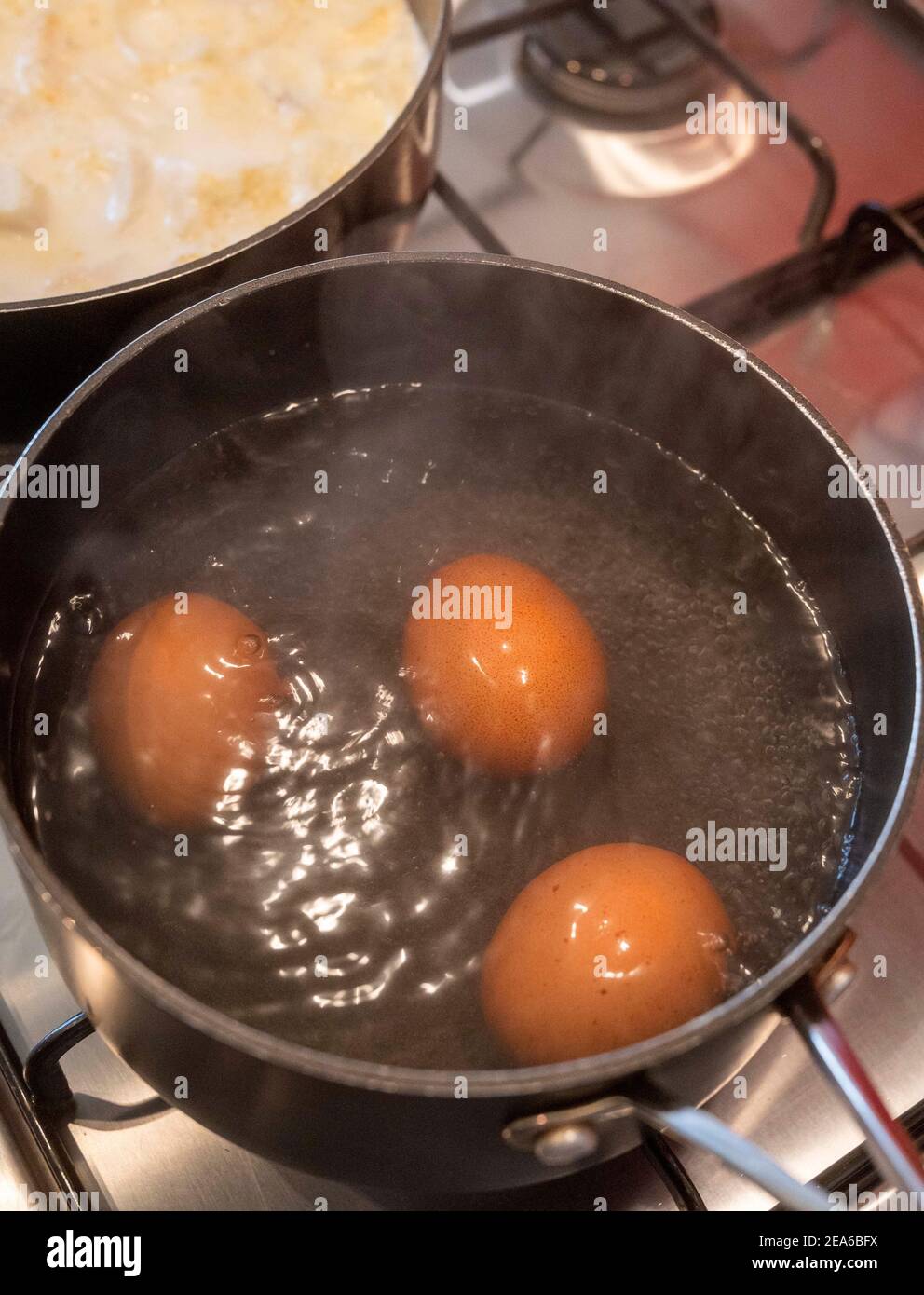 Boils eggs hi-res stock photography and images - Alamy
