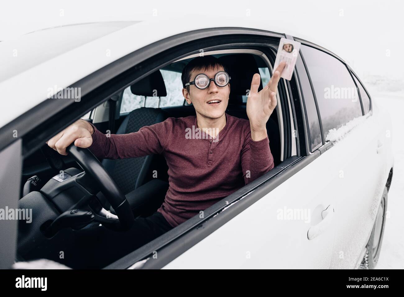 Showing police drivers license hi-res stock photography and images - Alamy