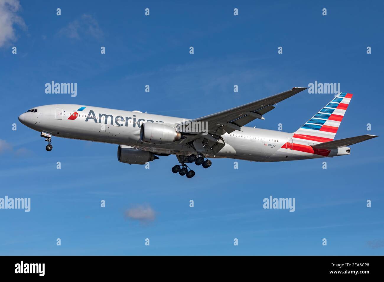 Boeing 777 of AA American airlines Stock Photo - Alamy