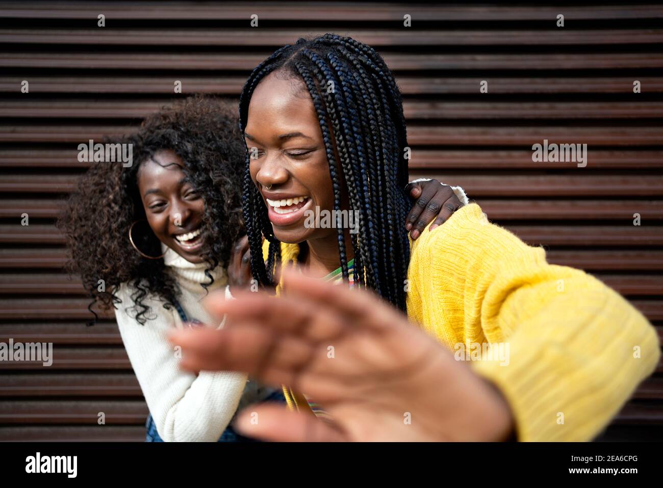Black women hands together friends hi-res stock photography and images ...