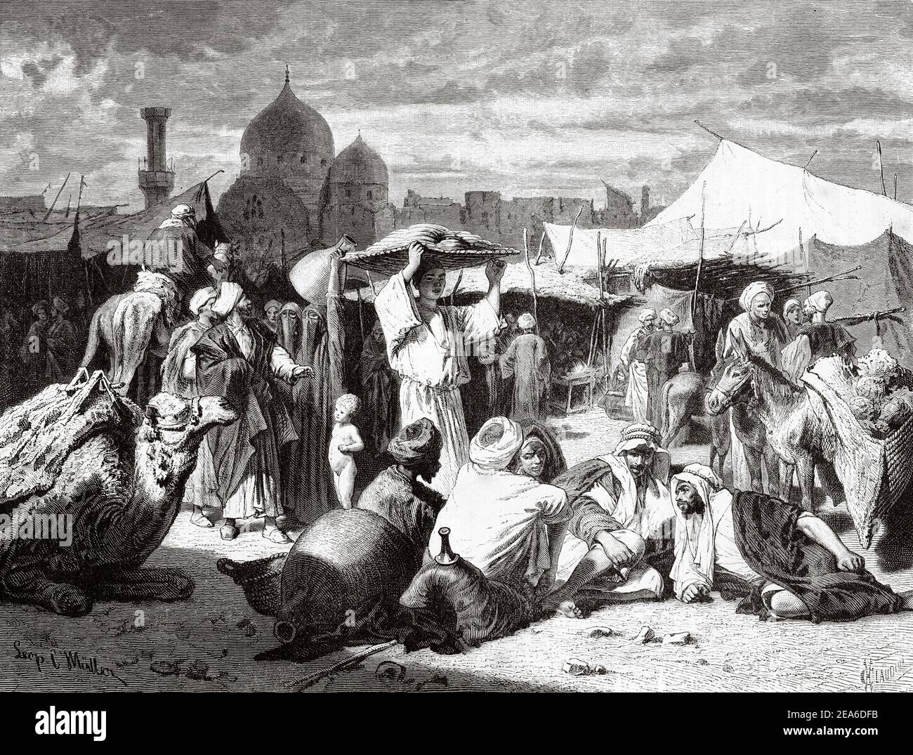 Egyptian merchant hi-res stock photography and images - Alamy