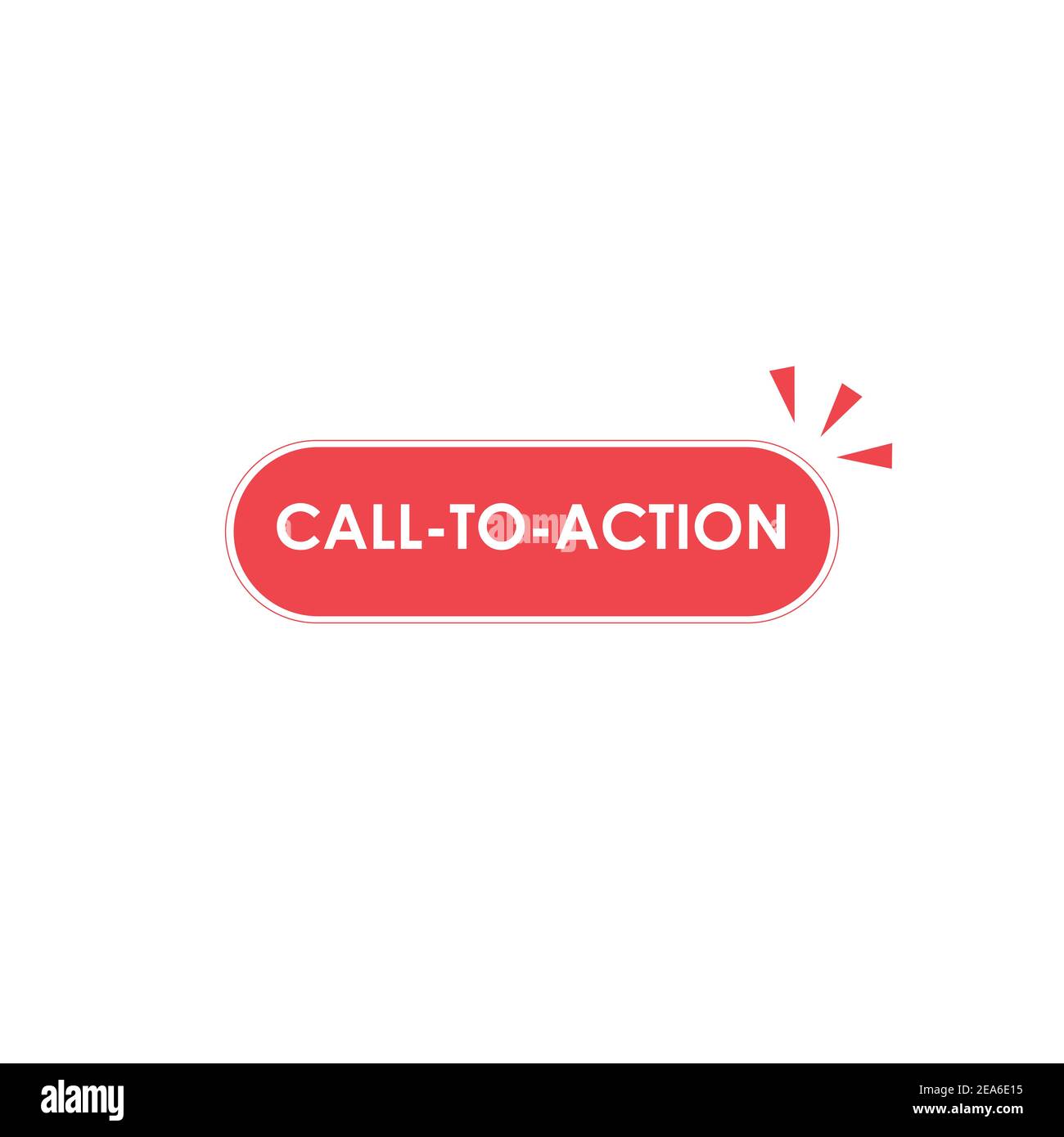 call to action round button with click effect. Stock Vector ...