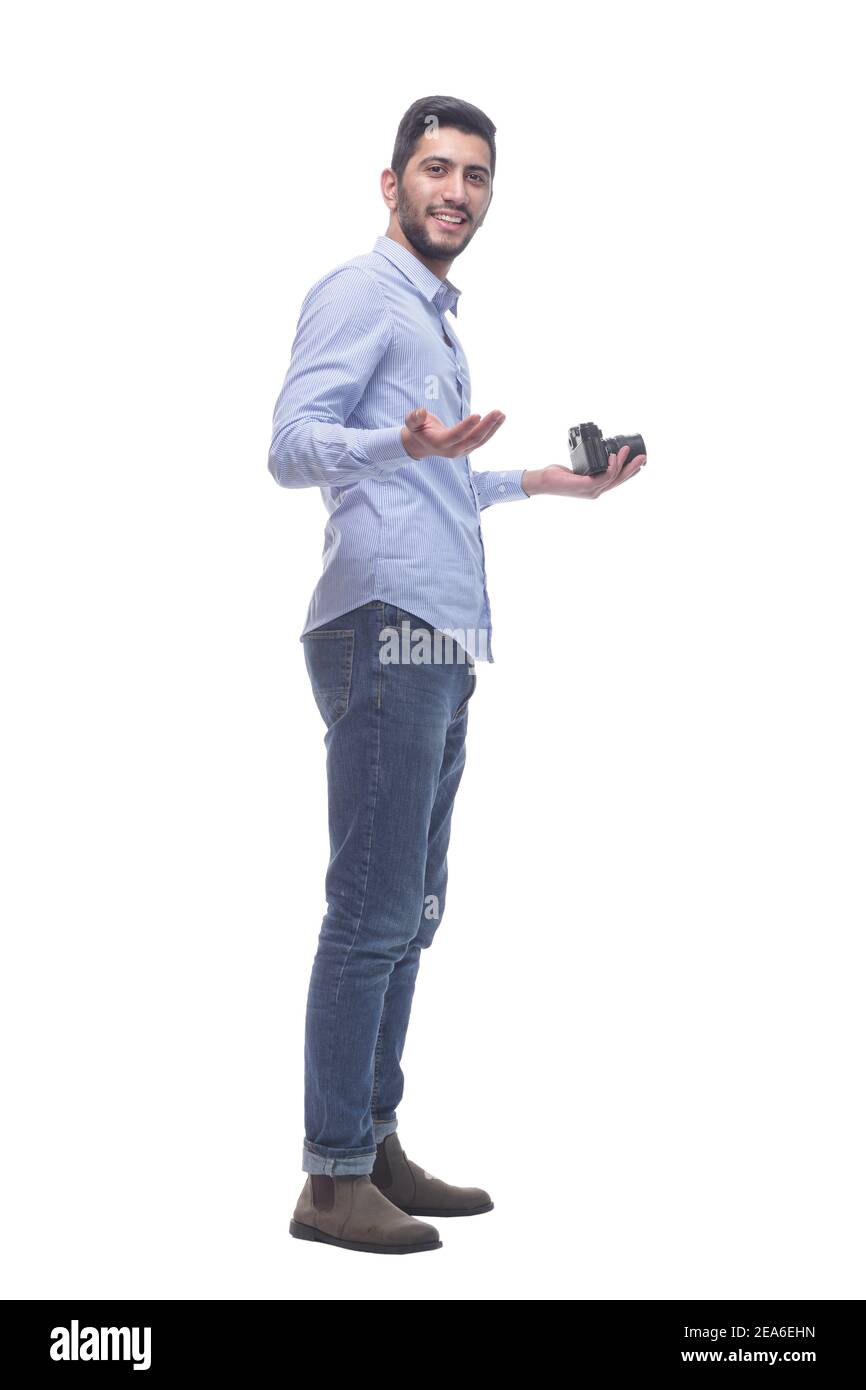 Cameraman isolated full view hi-res stock photography and images - Alamy