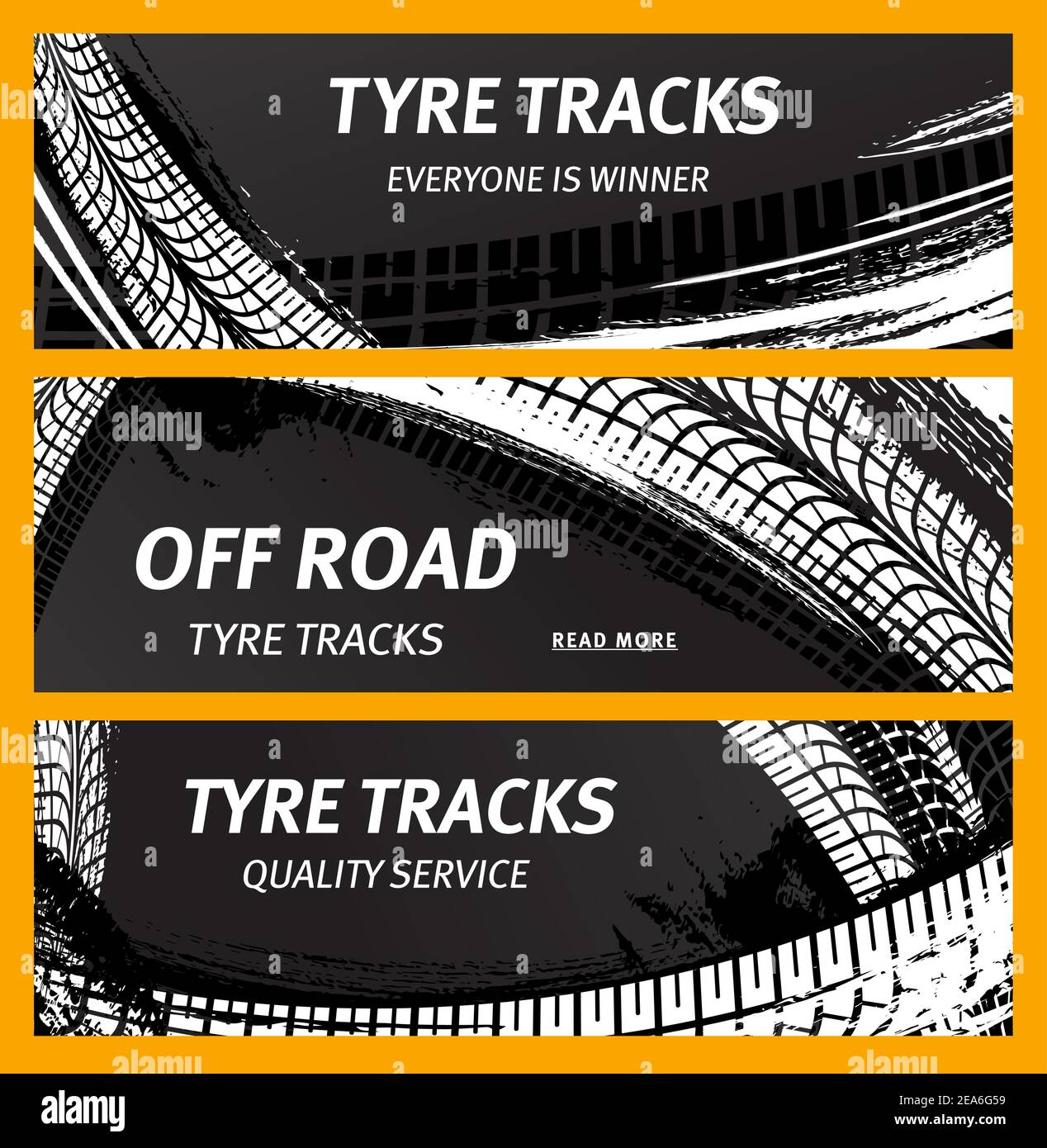 Tire prints, car tyre tracks with grunge stained vector marks and spots ...