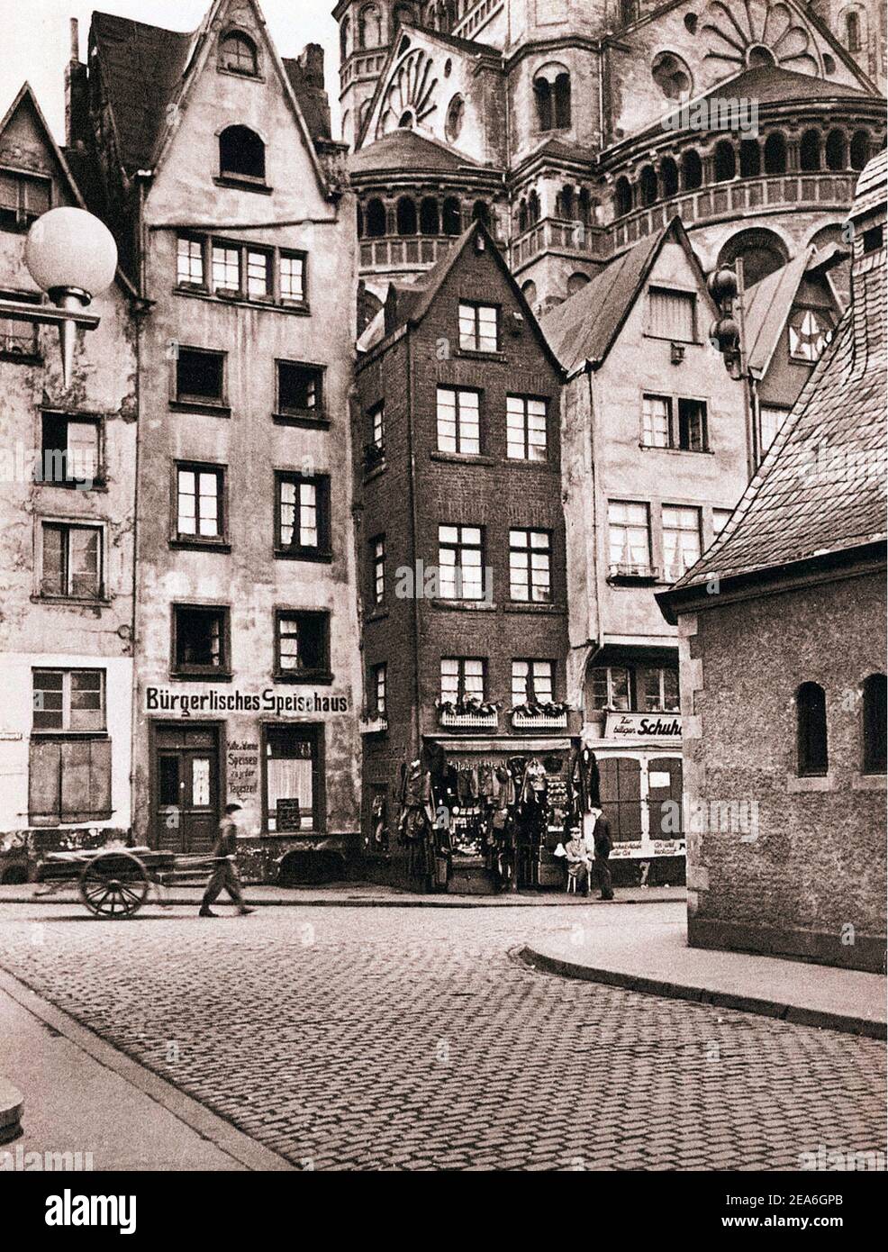 Old Town, Cologne, Germany, 1934 Stock Photo - Alamy