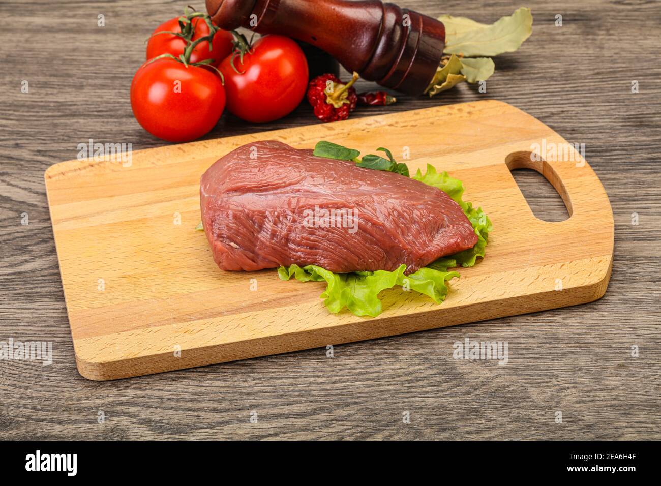 Raw beef meat piece for cooking Stock Photo - Alamy