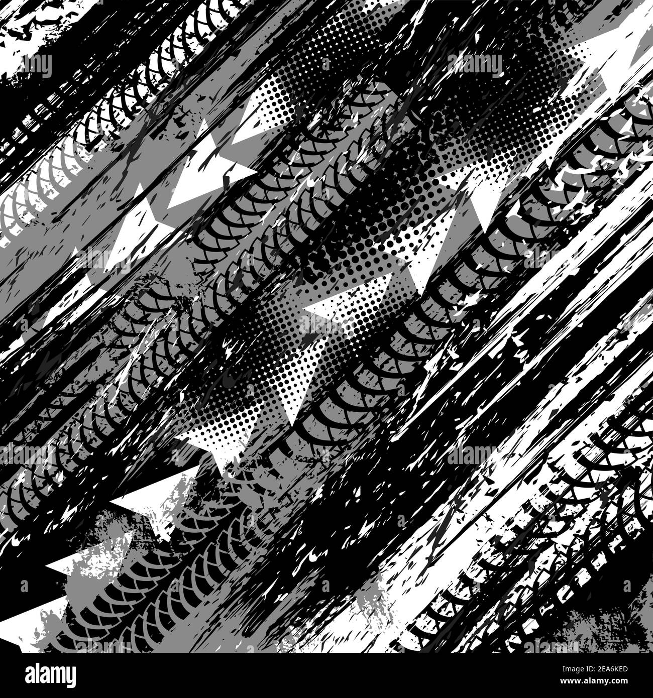 Truck trails Stock Vector Images - Alamy