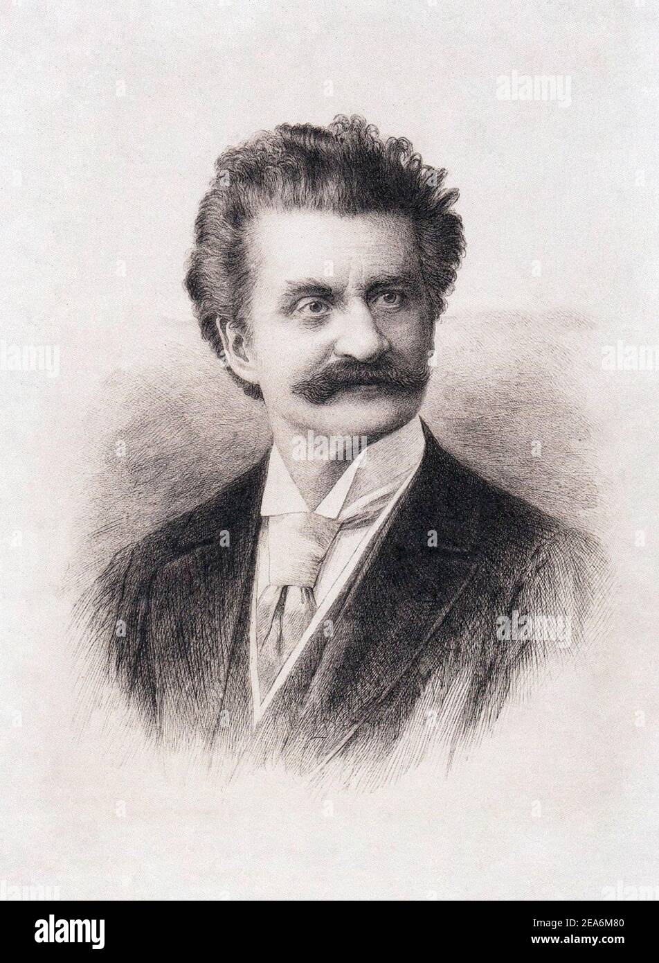 Johann Strauss II (1825 – 1899), also known as Johann Strauss Jr., the ...