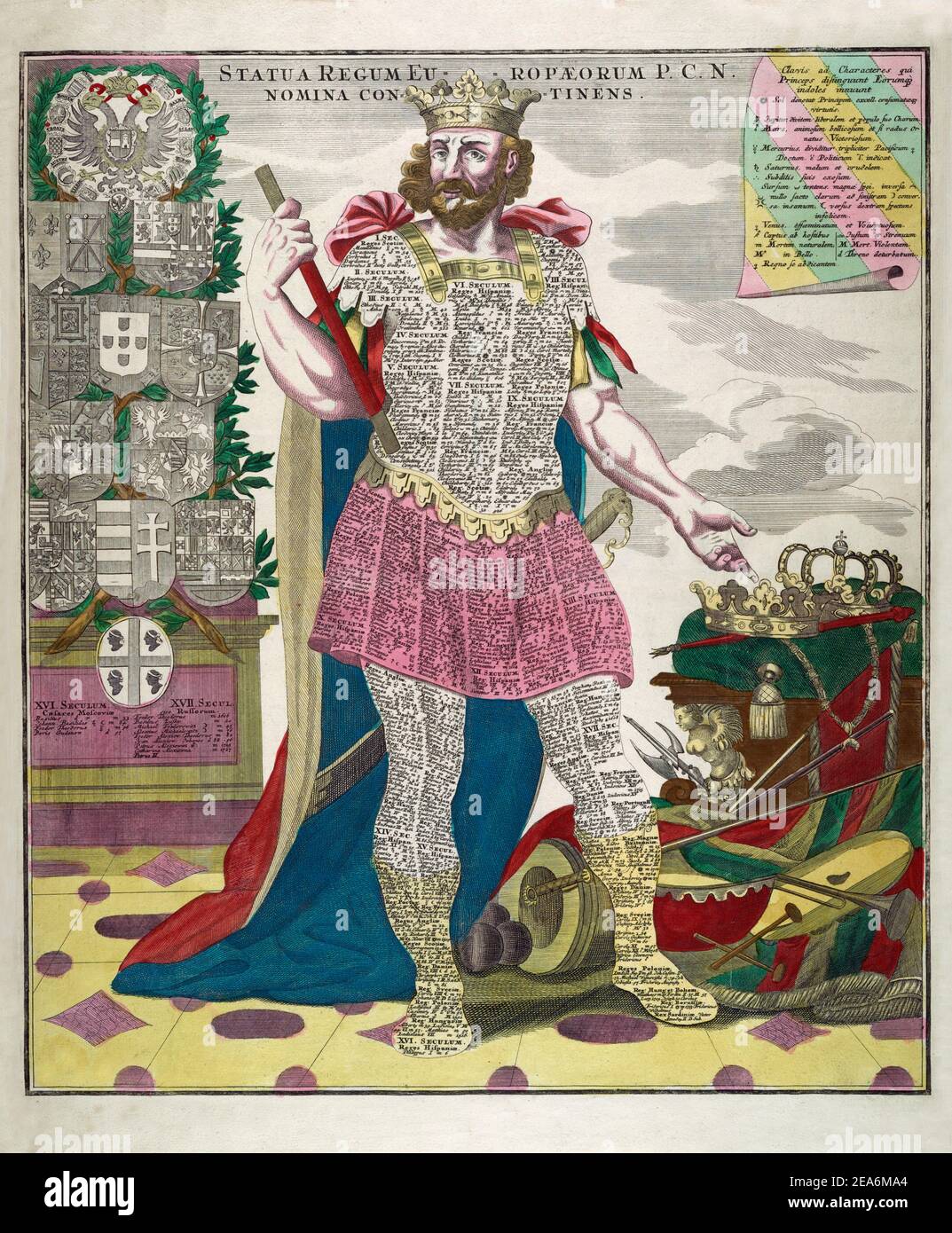 Cartographic engraving work of Georg Matthäus Seutter (also Matthias ...