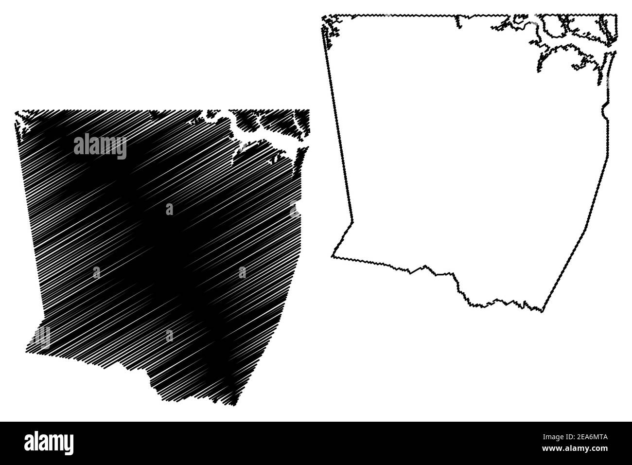 Map of warrenton hi-res stock photography and images - Alamy